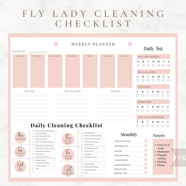 Fly Lady Printable - Etsy