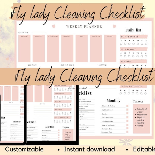 Fly Lady Printable - Etsy