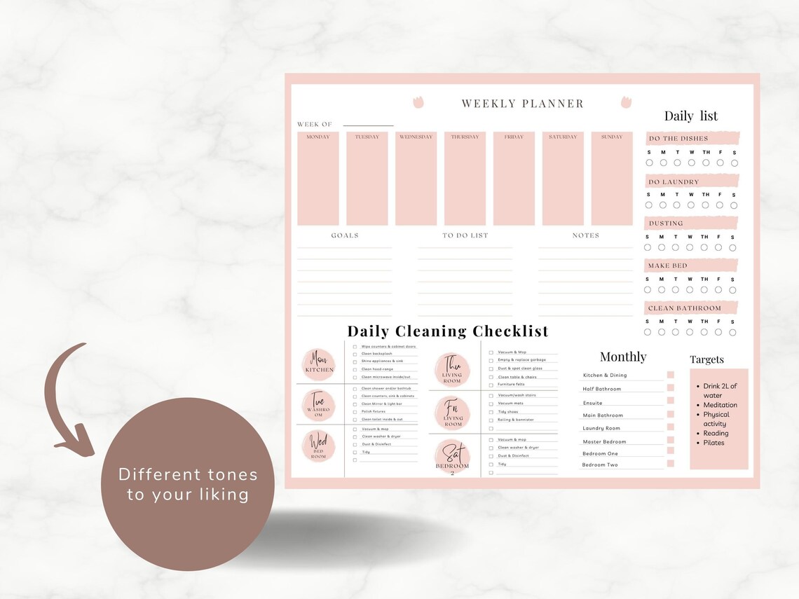 Fly Lady Cleaning Schedule, Fly Lady Printables, Flylady Cleaning ...