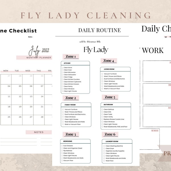 Fly Lady Printable - Etsy