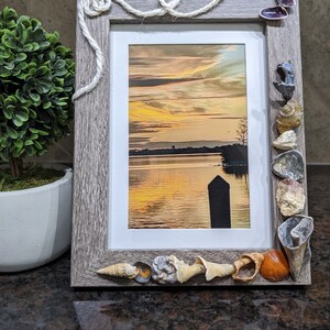 Sea Shell Decorated Wooden Picture Plaques & Frames - Etsy