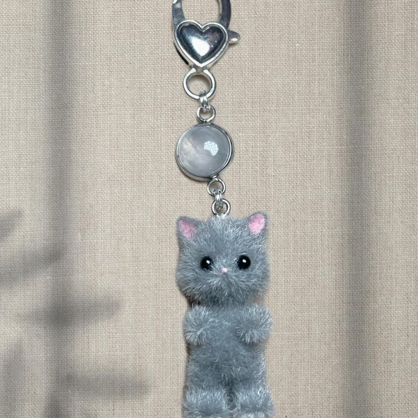 Cat Bag Charm - Etsy