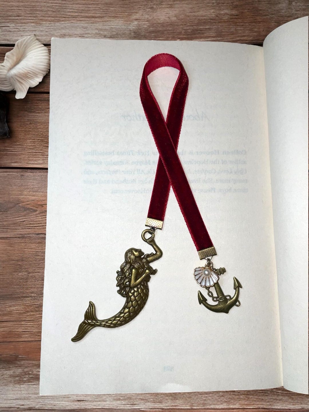 Mermaid Bookmark / Mermaids / Bookmarks / Gift for Reader / Seashell ...
