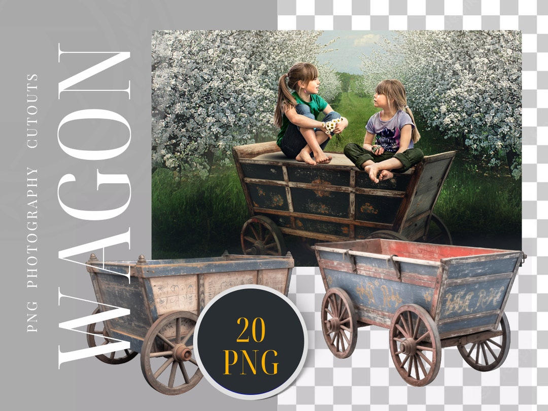 Wagon Png Photography Wood Digital Props Photography Photoshop - Etsy