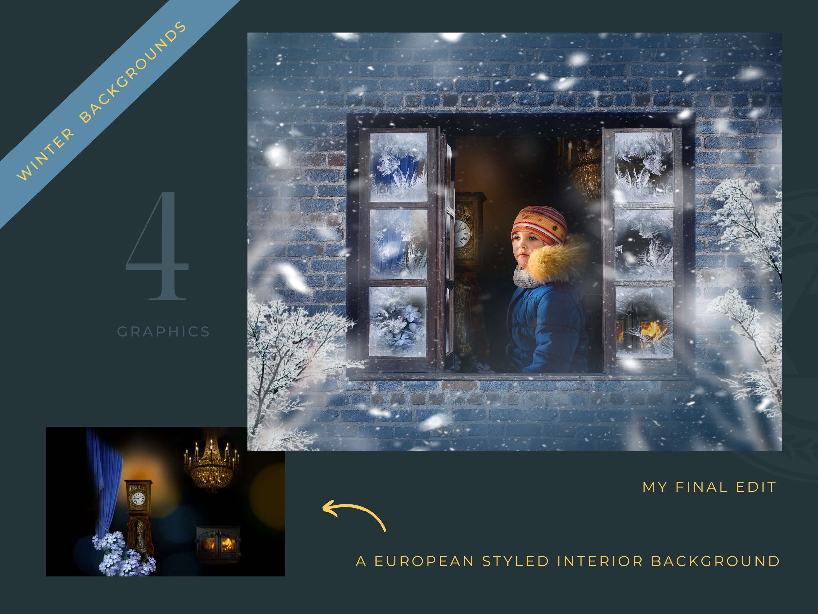 Snowy Winter Holiday Window PNG Winter Snow Window Holiday Window PNG ...