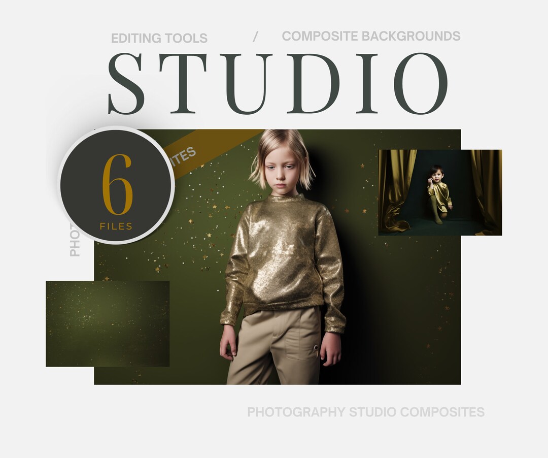 Olive Green Backdrop Studio Background Brown Olive Digital - Etsy UK