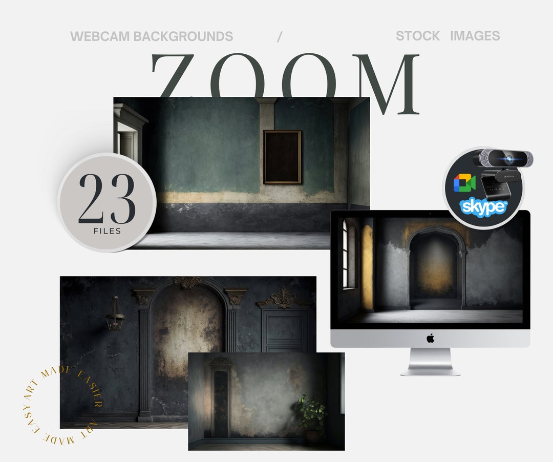 Zoom Background Mockup Grunge Background Old Paper Background Zoom ...