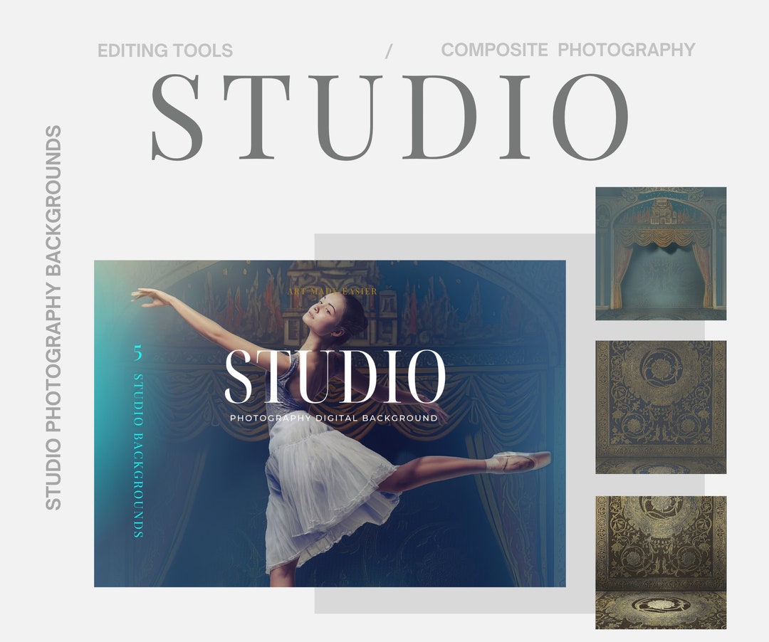 Ornate Digital Studio Background Boudoir Backdrop Ballet Backdrop ...