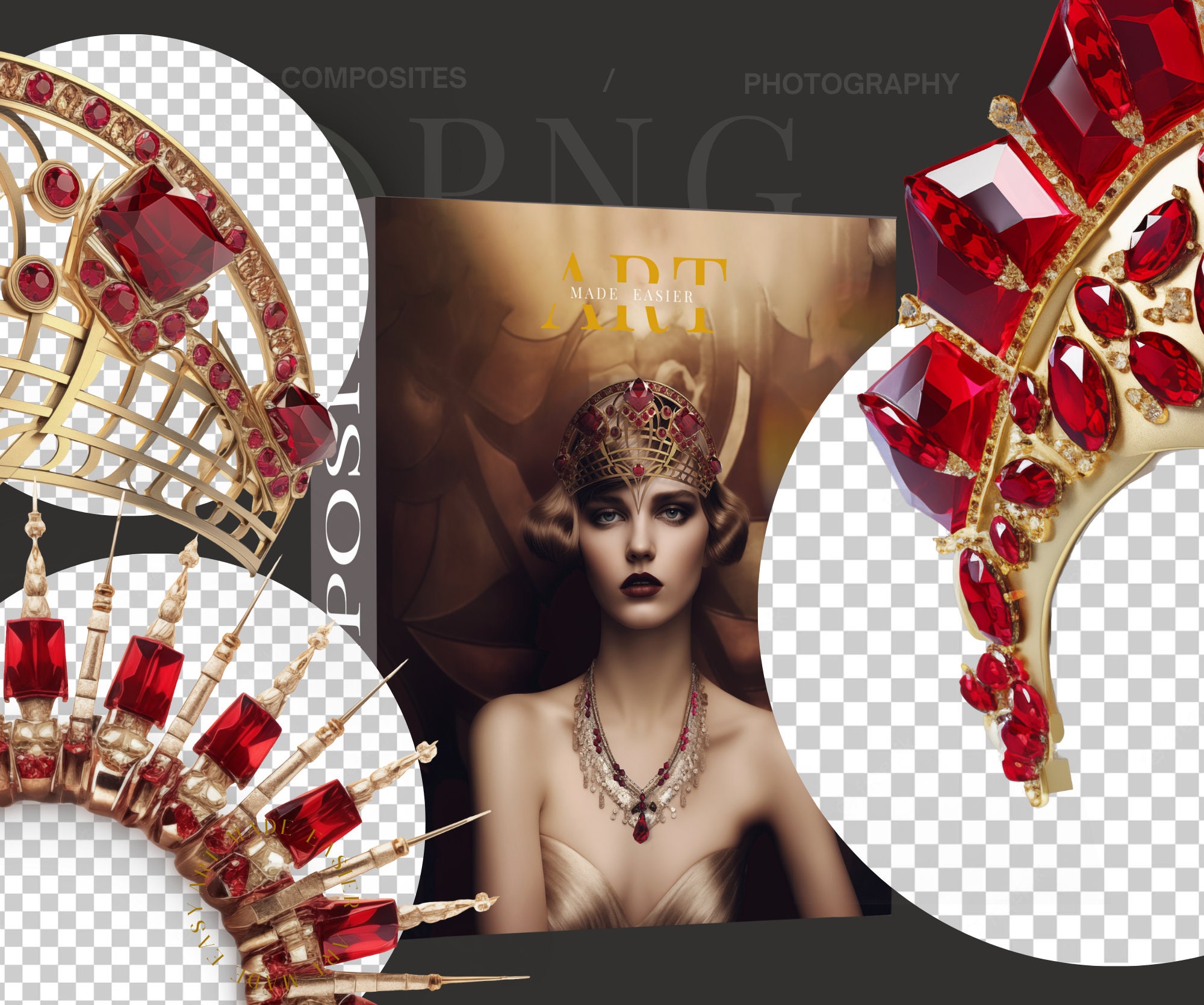 Digital Crown Red Digital Crown PNG Crown Svg Png Queen Crown Tiara Png ...