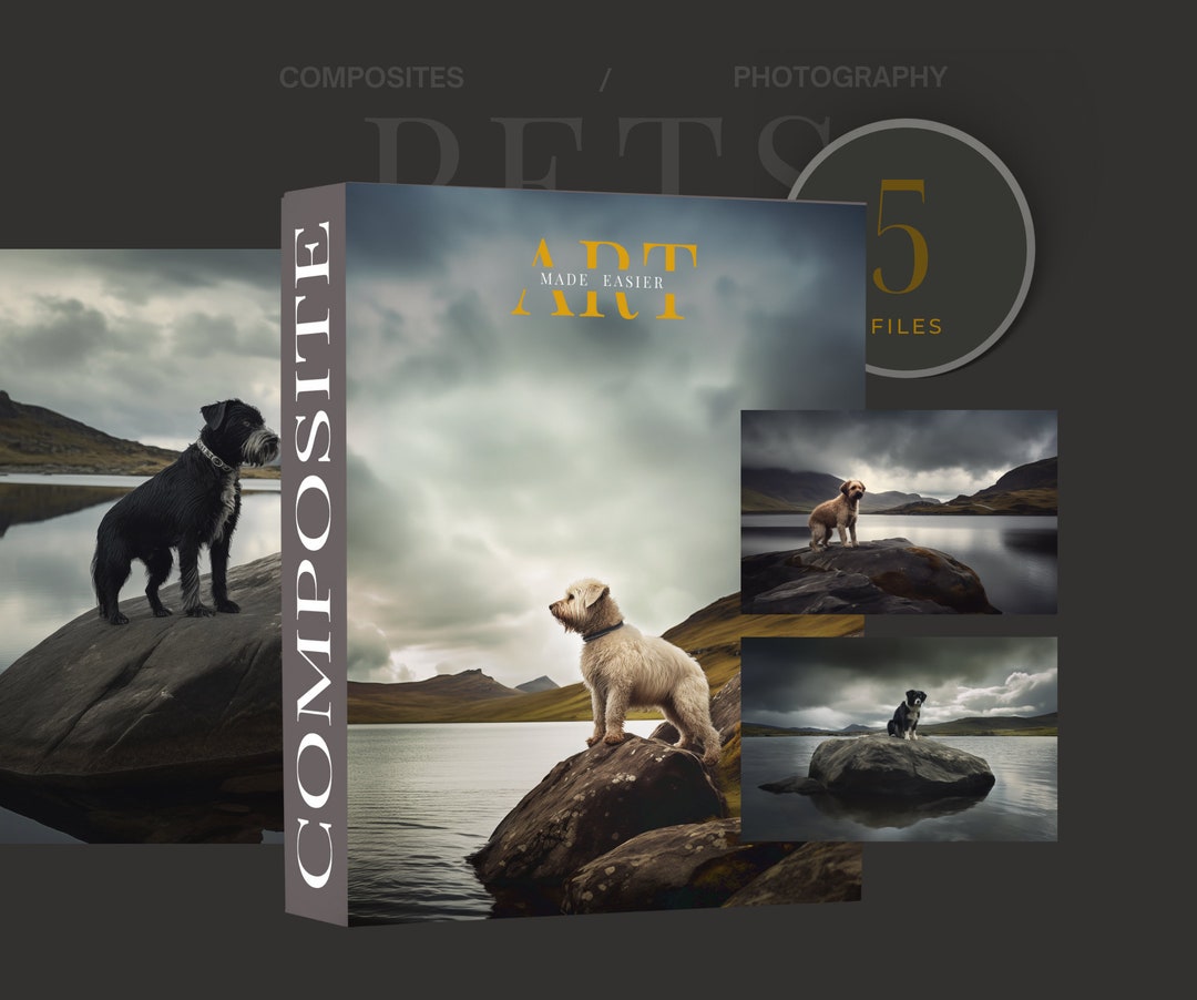 Dark Fine Art Pet Digital Backdrop Dog Photoshop Dog Photography Pet ...