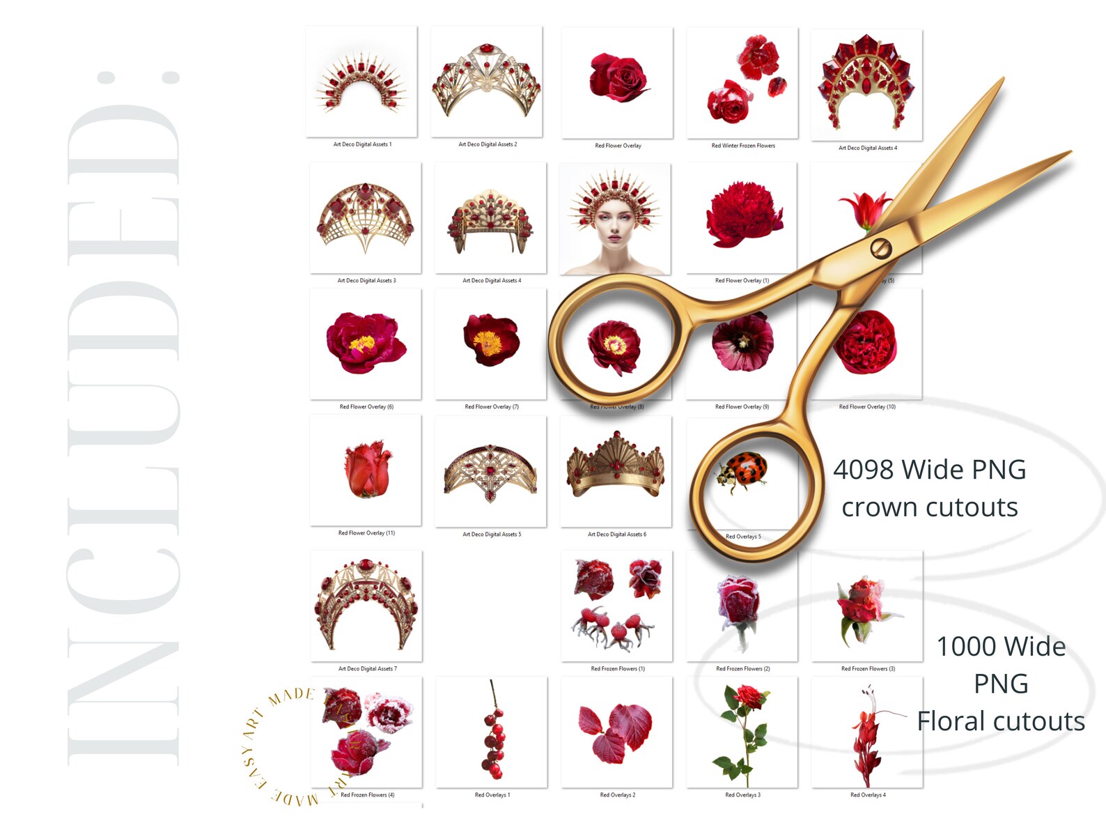 Digital Crown Red Digital Crown PNG Crown Svg Png Queen Crown Tiara Png ...