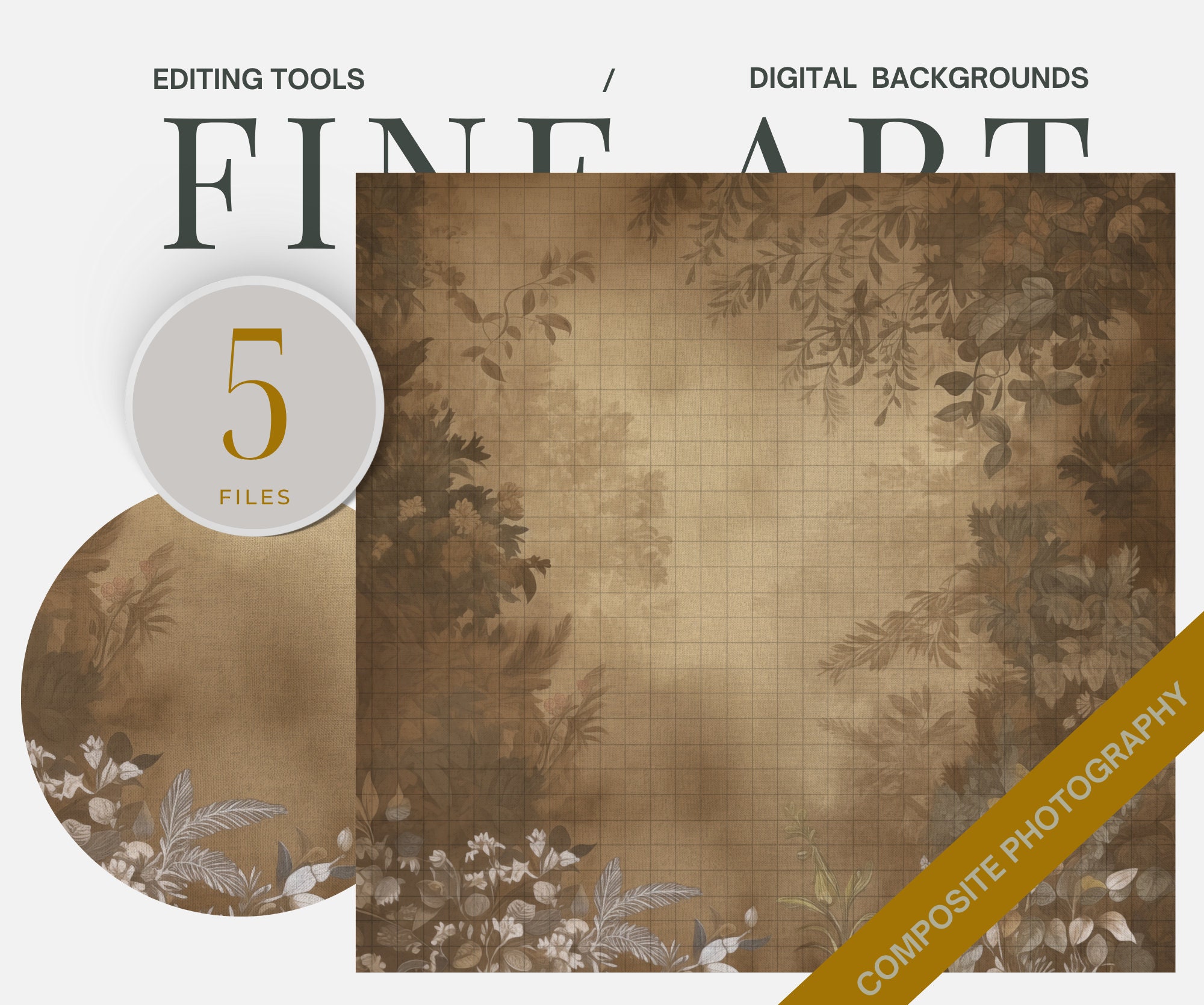 Minimal Digital Backdrop Light Studio Backdrop Overlay Fine Art Texture ...