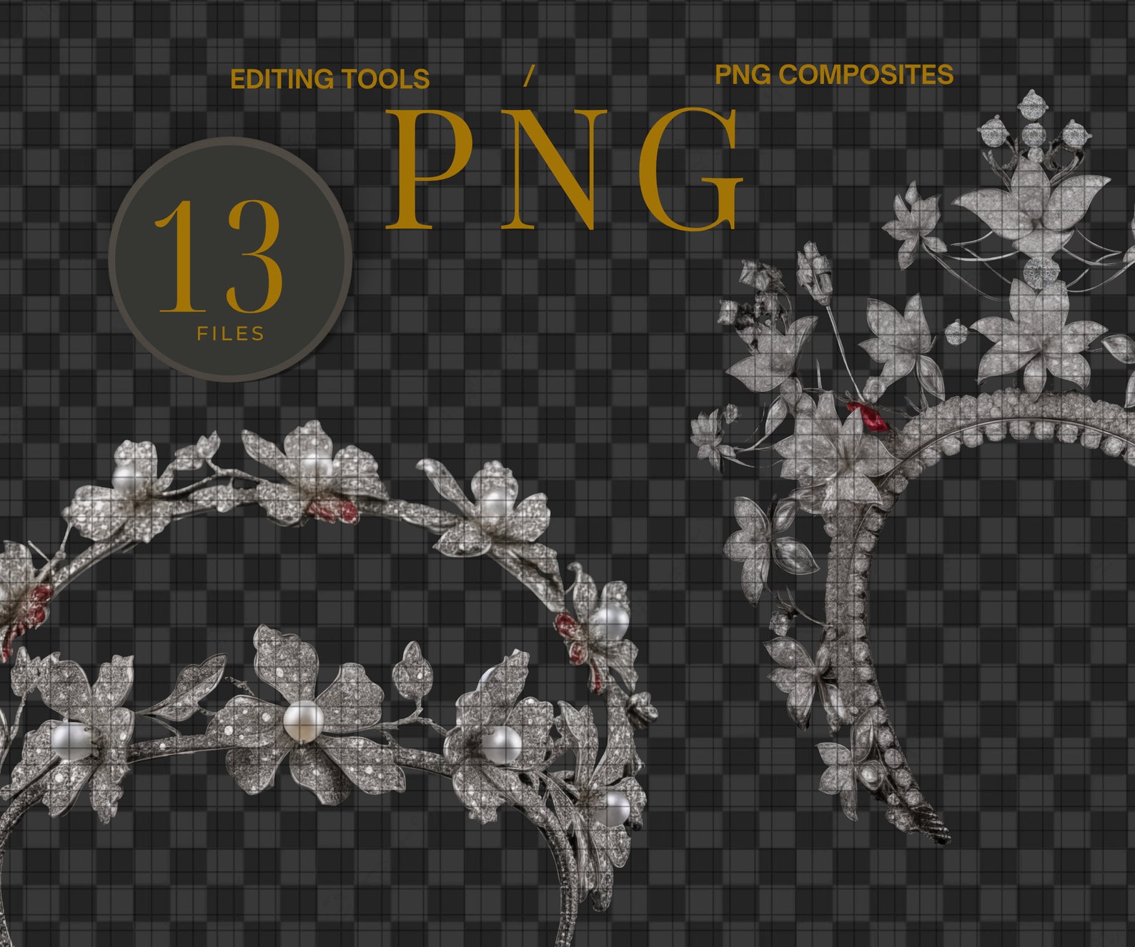 Diamond Maternity Tiara PNG Realistic Transparent Tiara Luxury Digital ...