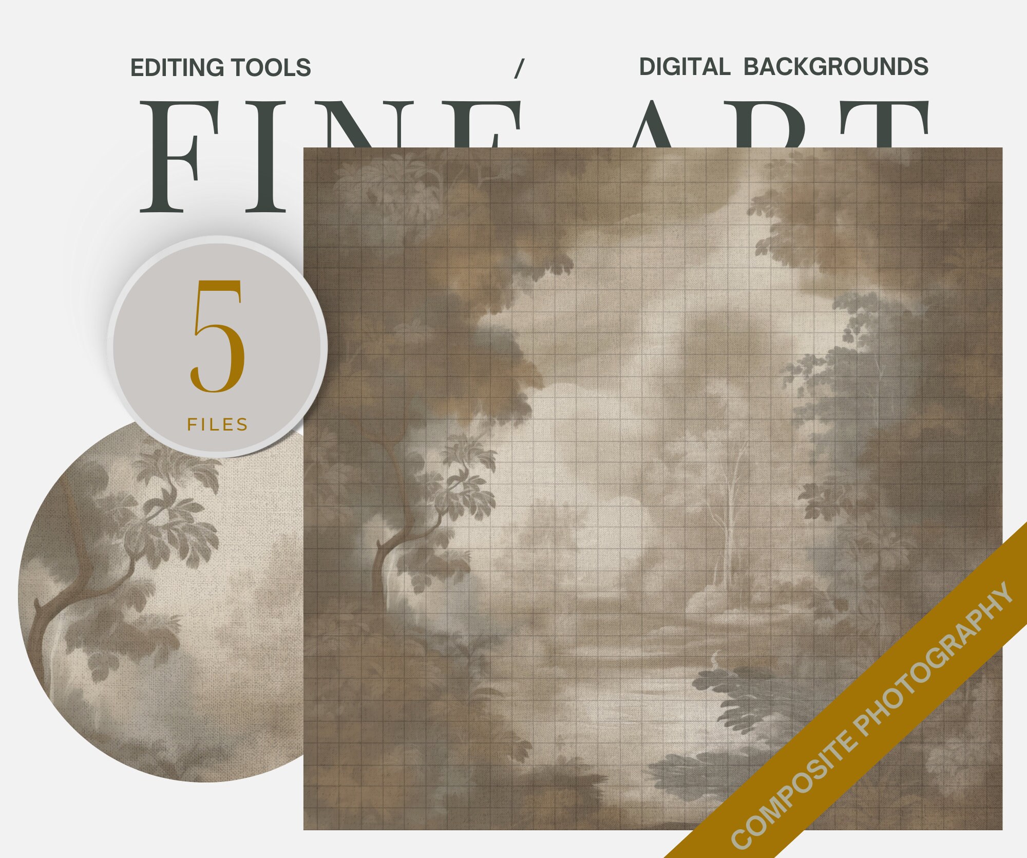 Minimal Digital Backdrop Light Studio Backdrop Overlay Fine Art Texture ...