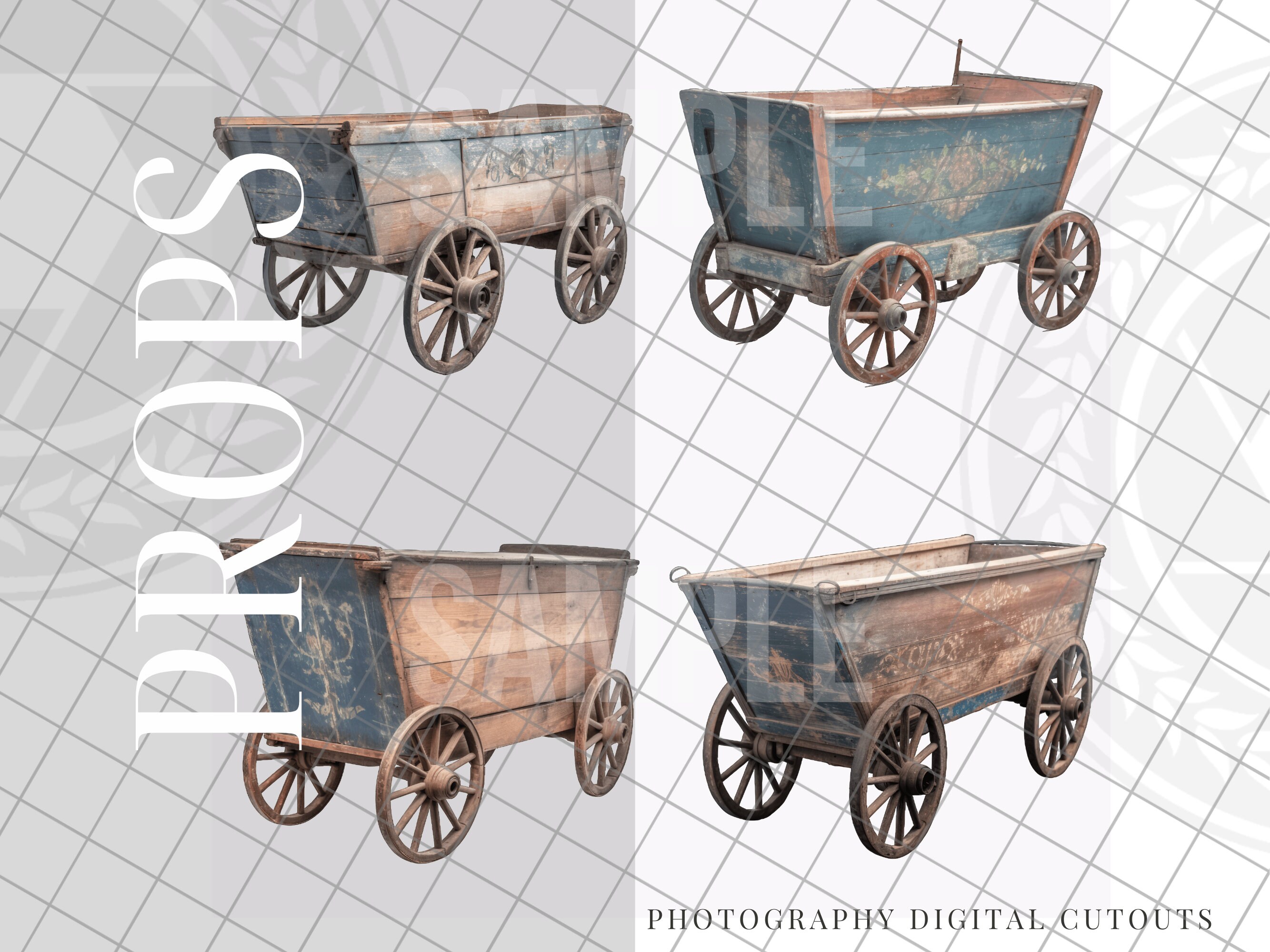 Wagon Png Photography Wood Digital Props Photography Photoshop Digital ...