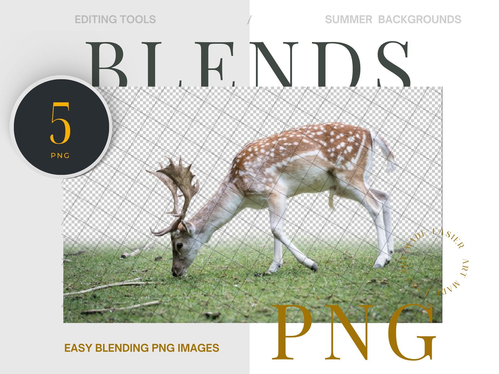 Deer Png Overlays Background Replacement Deer Overlay PNG Animal Blend ...