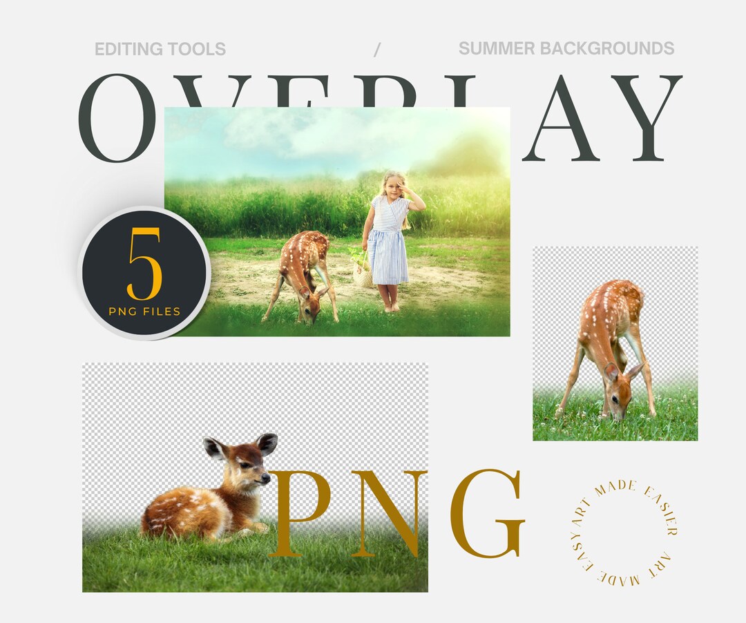 Deer Png Overlays Background Replacement Deer Overlay PNG Animal Blend ...