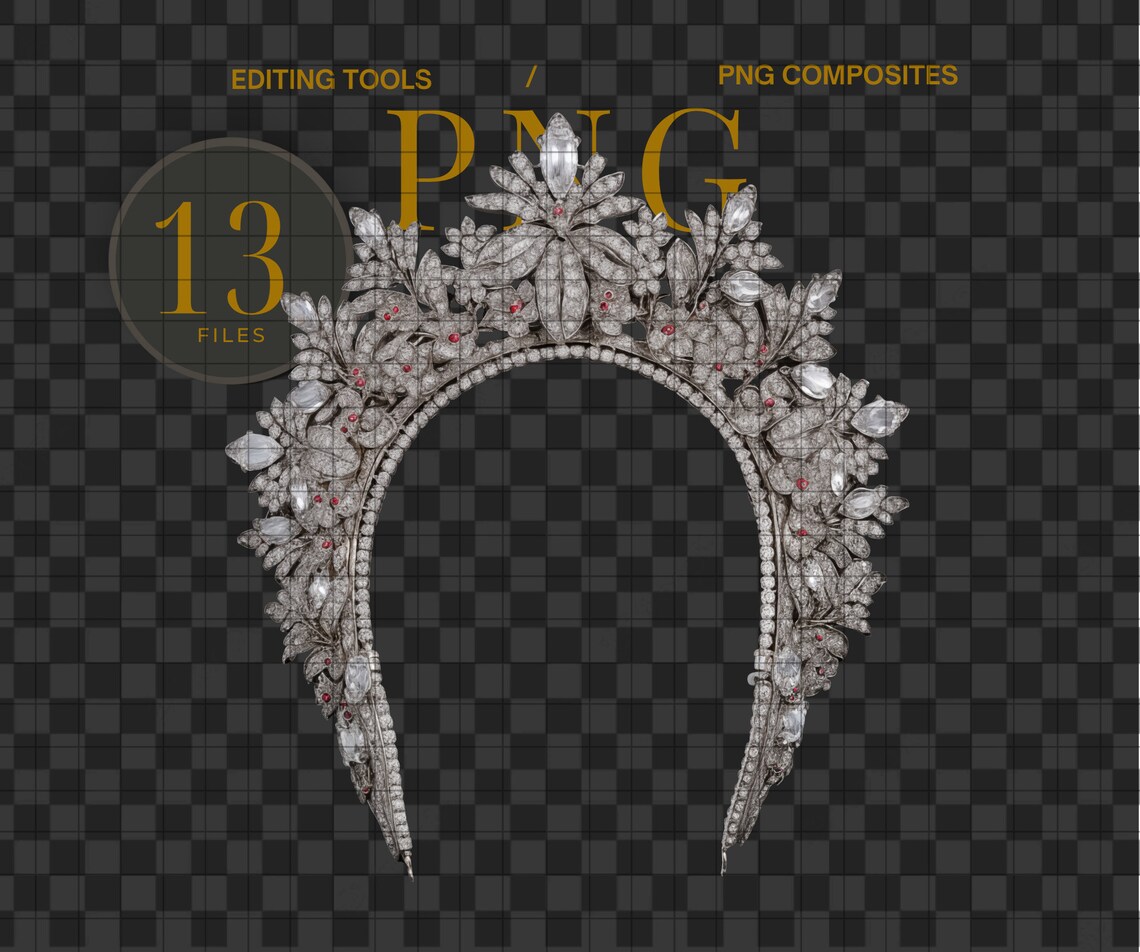 Diamond Maternity Tiara PNG Realistic Transparent Tiara Luxury Digital ...