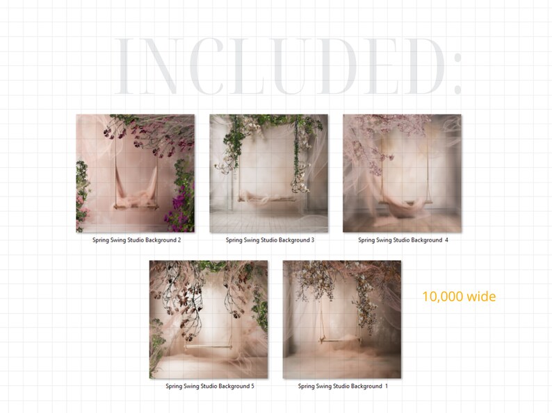 Studio Swing Digital Backdrop Swing Digital Background Flower Wood ...