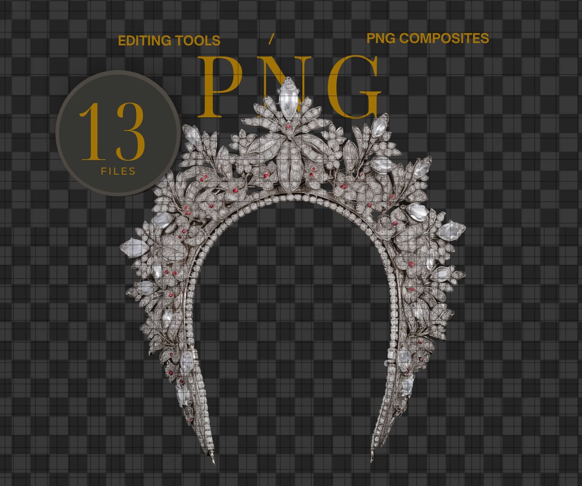 Diamond Maternity Tiara PNG Realistic Transparent Tiara Luxury Digital ...