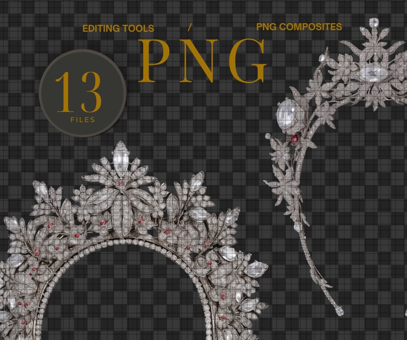 Diamond Maternity Tiara PNG Realistic Transparent Tiara Luxury Digital ...