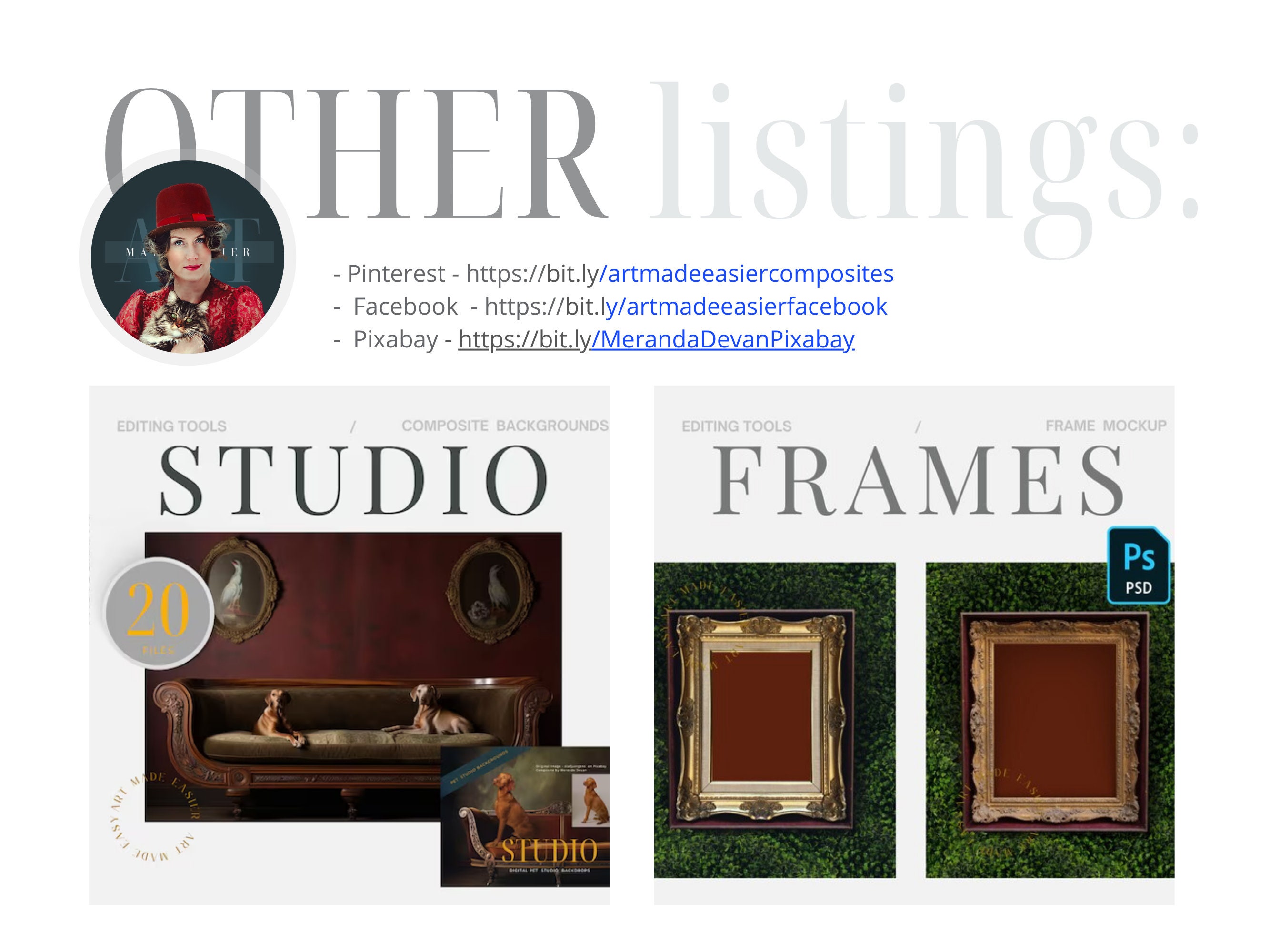 Digital Presentation Frames Digital Mockup Frame Textured - Etsy