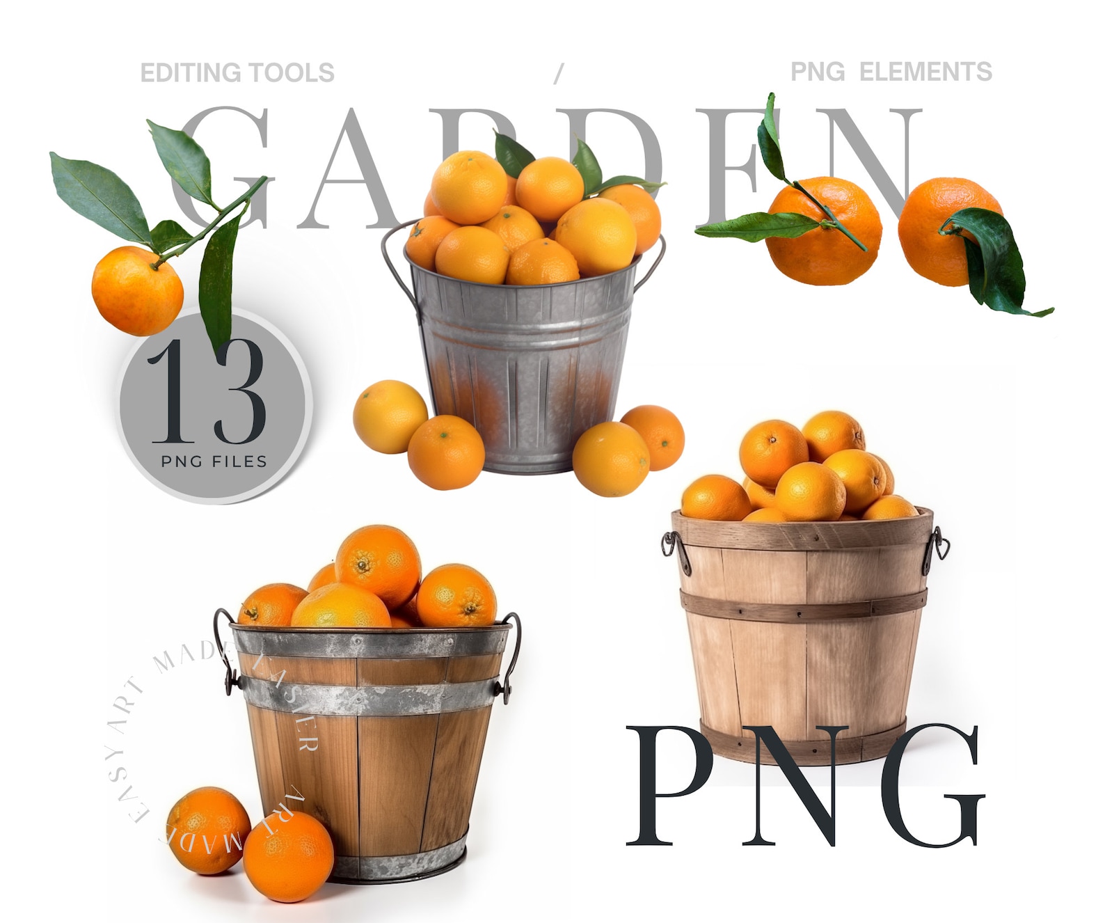 Orange Orchard Digital Orange Tree Background Orange Garden Digital ...