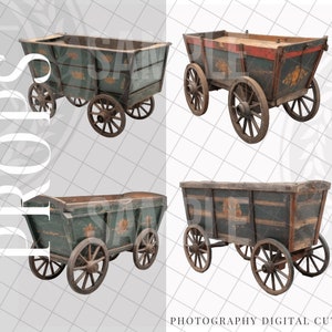 Wagon Png Photography Wood Digital Props Photography Photoshop Digital ...