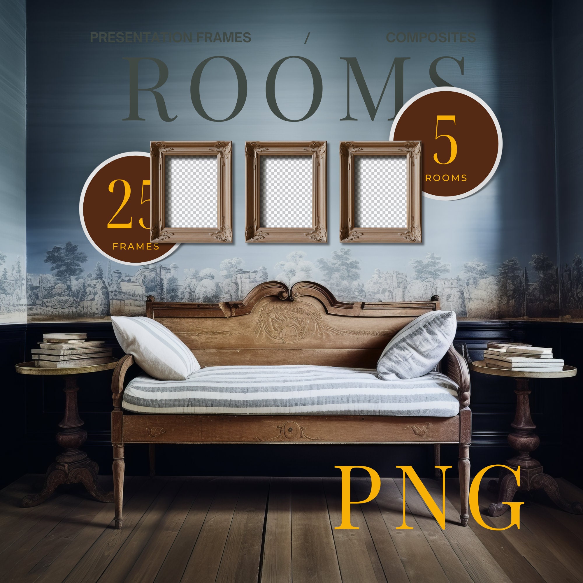 Antique Zoom Background Artwork Mockup PNG Frames Clipart Scrapbooking ...