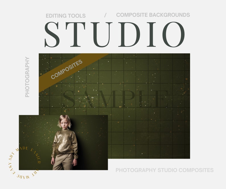 Olive Green Backdrop Studio Background Brown Olive Digital Background ...