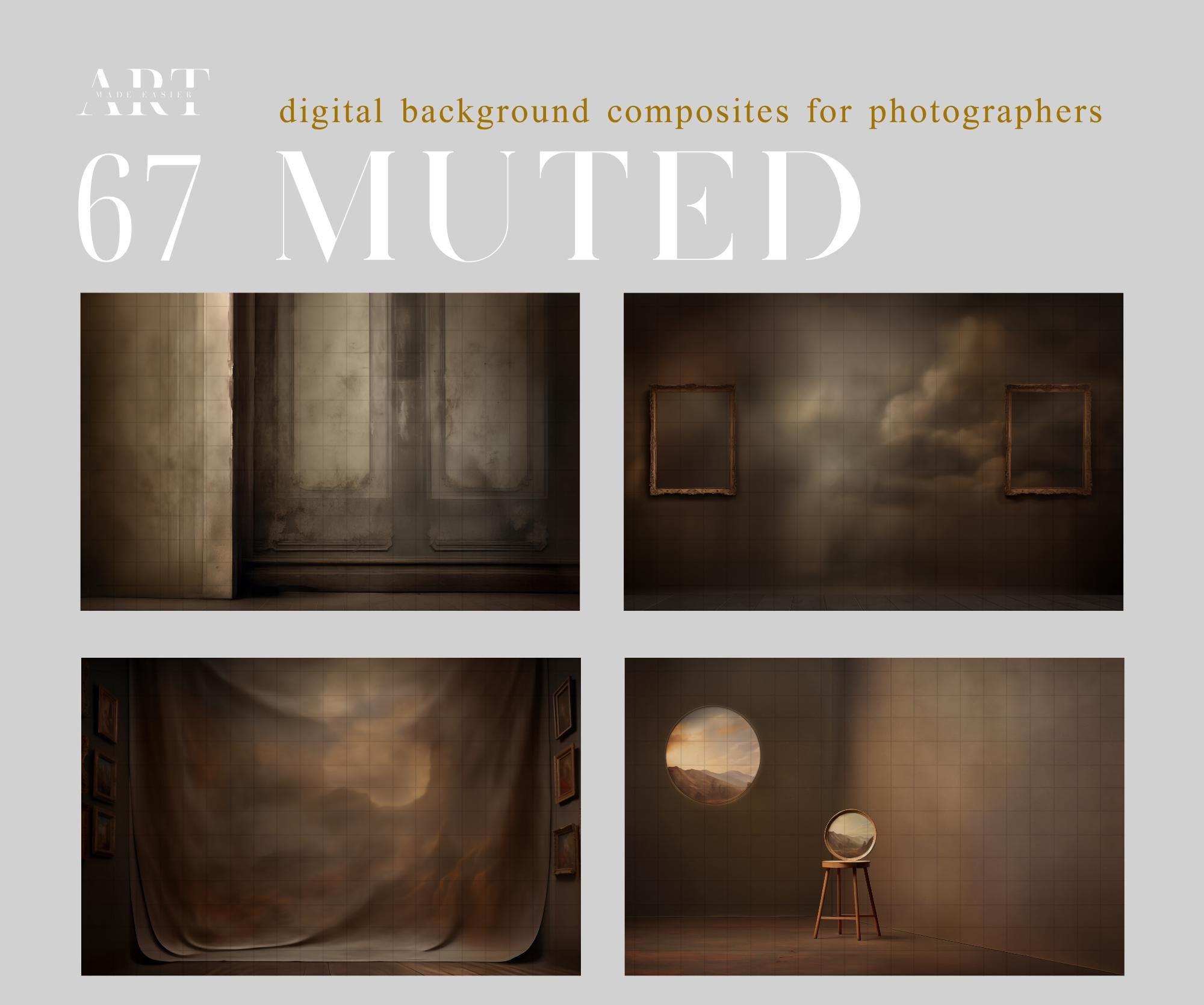 Old Master Background Grunge Background Studio Digital Backdrop ...