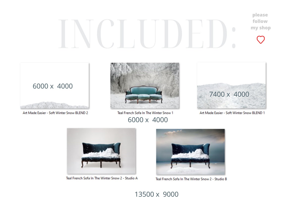 Sofa in the Snow Background Snow PNG Family Portrait Digital Winter ...