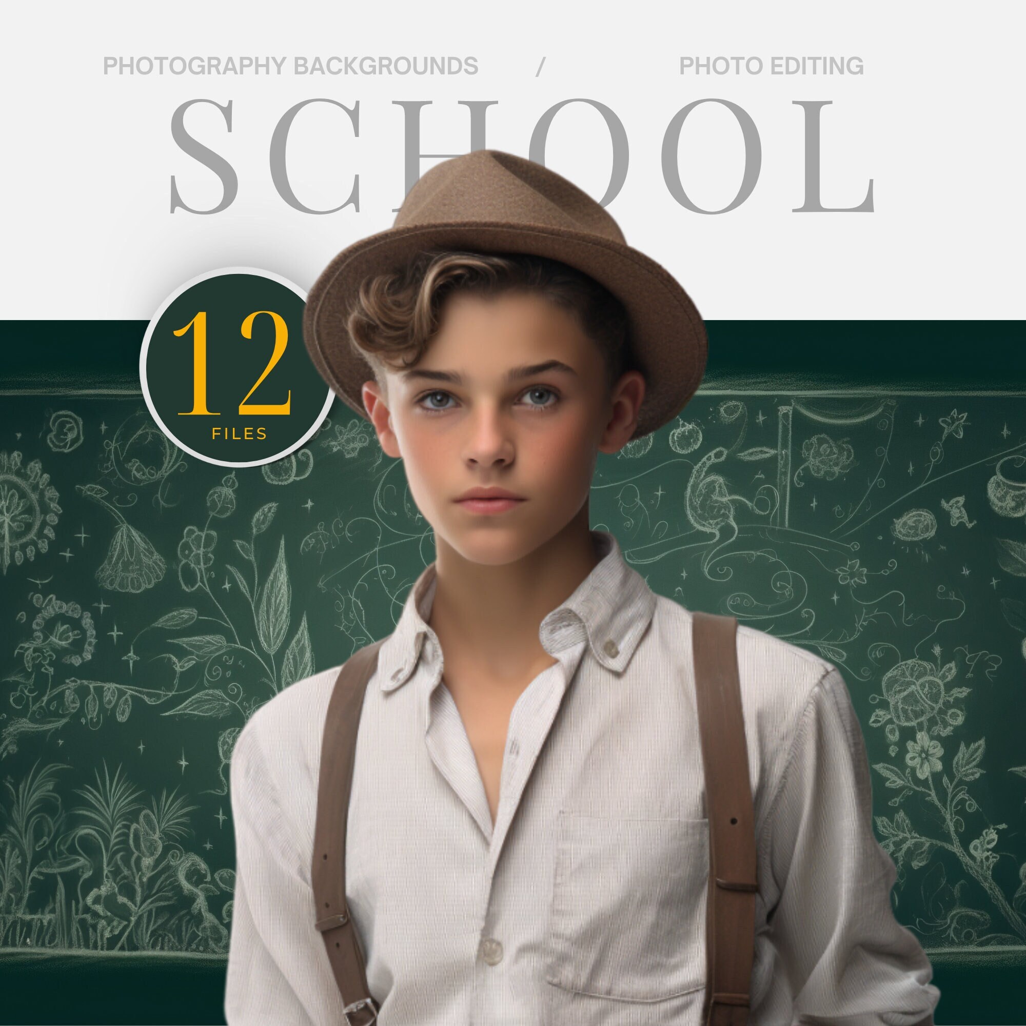 Back to School Digital Backdrops School Digital Backdrop Back to School ...