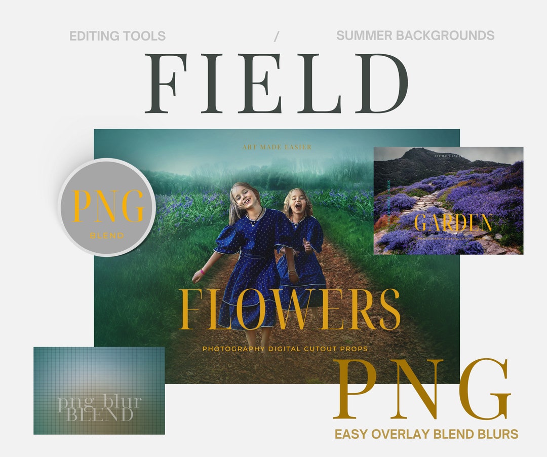 Blue Fields Photography Background Portrait Sky Blue Flower Path ...