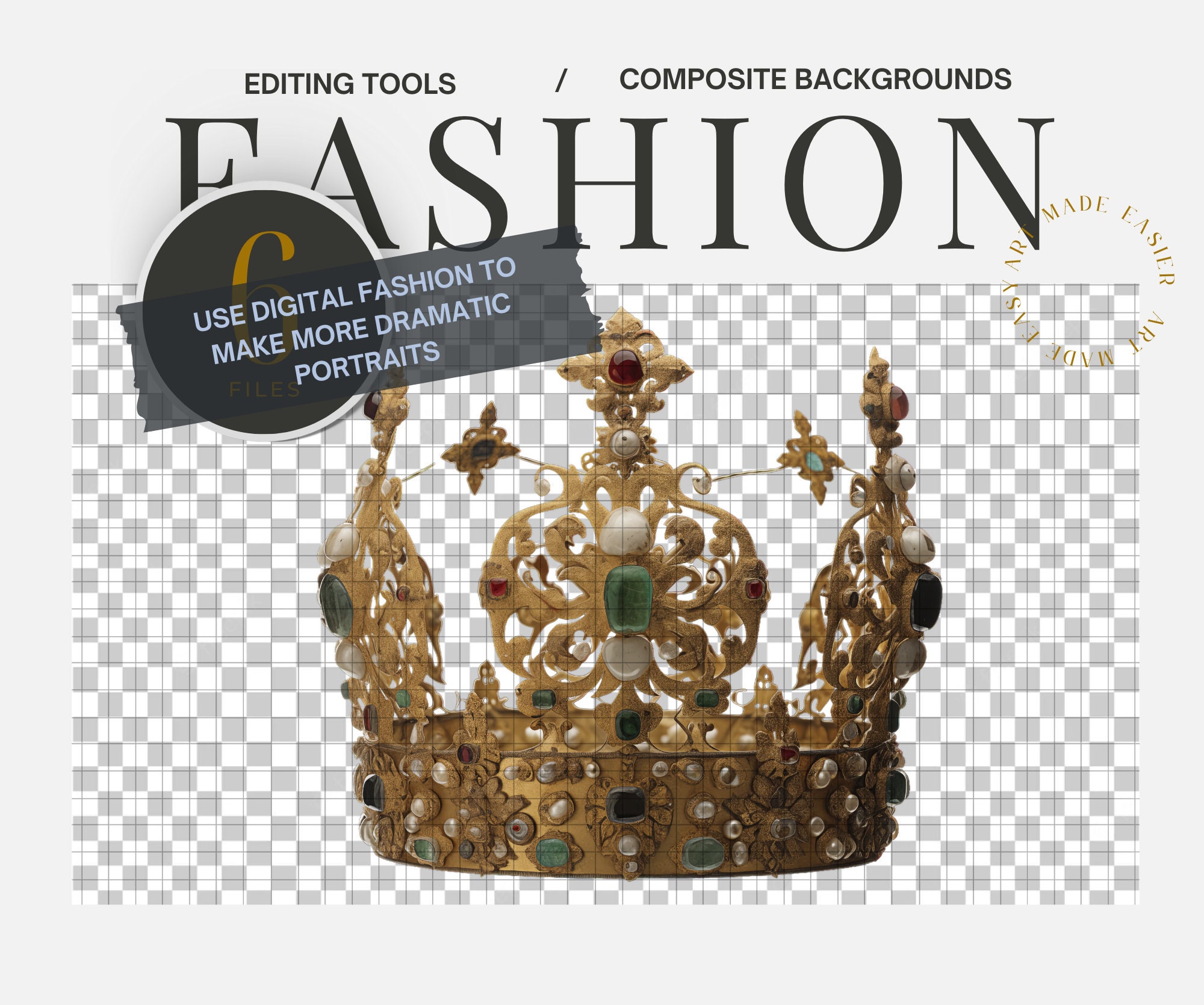 Digital Maternity Tiara Realistic Transparent Crown Ancient Crown Png ...