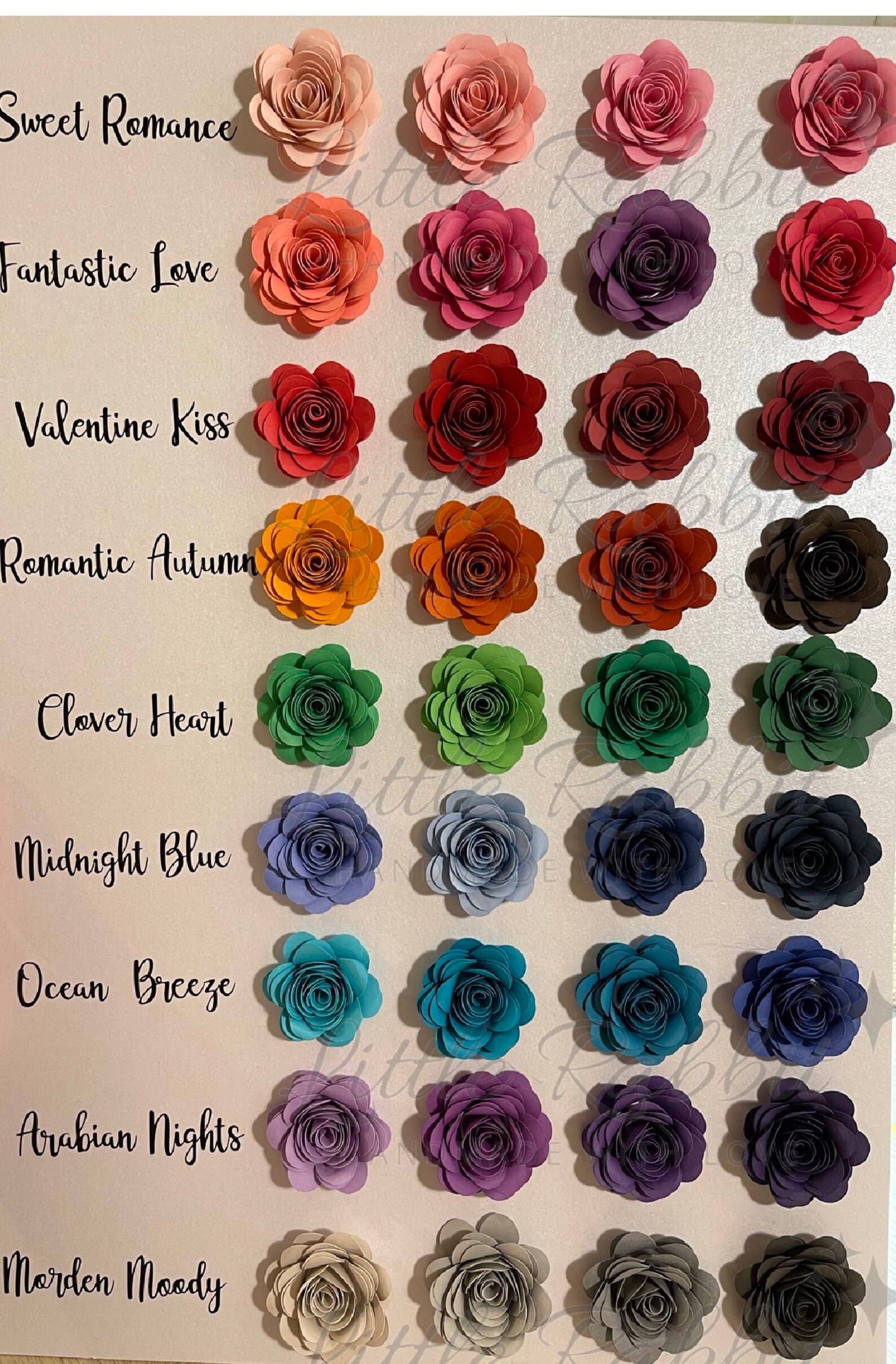 Anniversary Gift| Hand-rolled Paper Flowers Box| Rolled Flower ...