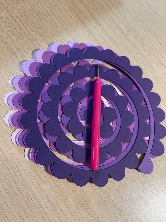 Unrolled Paper Flowers Kit DIY Flower Box Pre-cut Flowers | Etsy