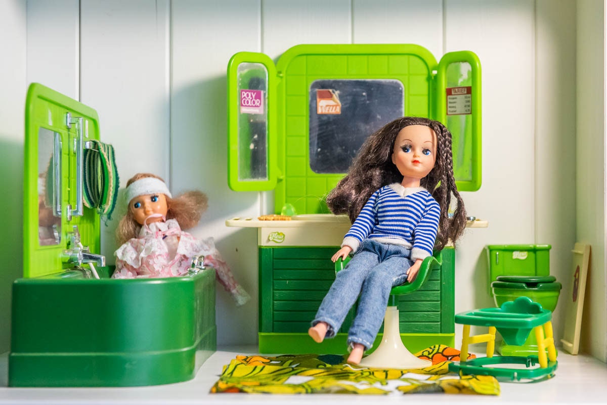 Bathroom Furniture Scene Setter No doll Otto Simon Fashiondoll scale 1/ ...