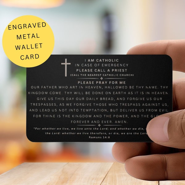 Emergency Prayer Card - Etsy