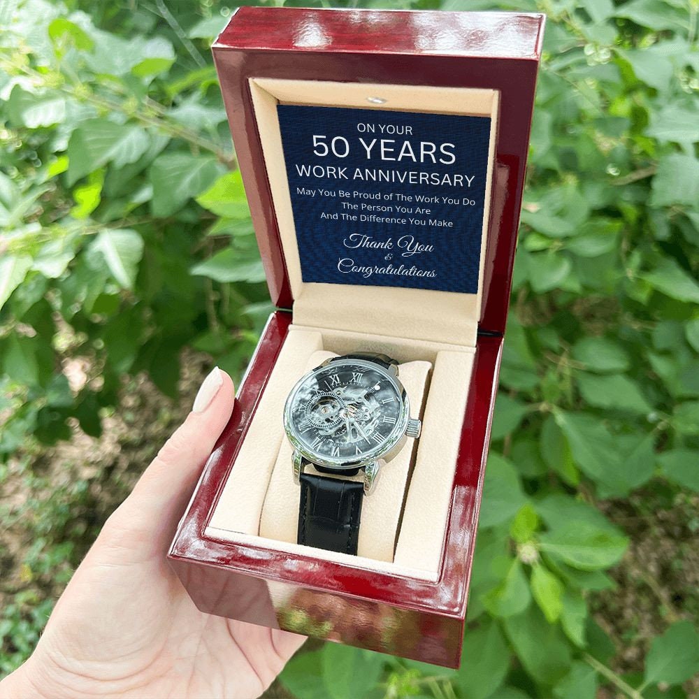 50 Work Anniversary Celebrating 50 Years of Work Employee - Etsy