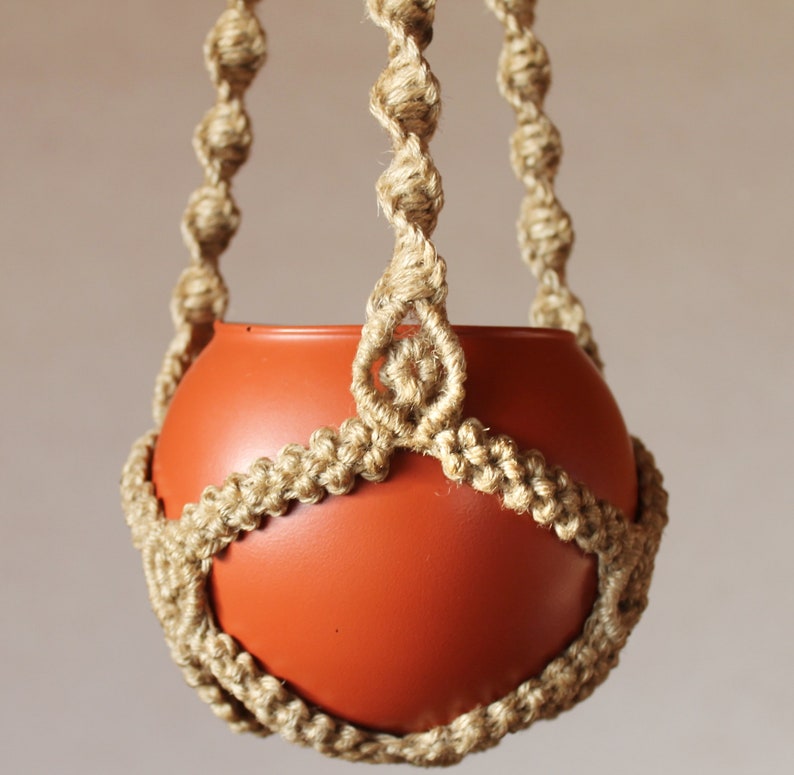 Macrame Aztec Sun Plant Hanger Without Tassel Macrame Plant - Etsy