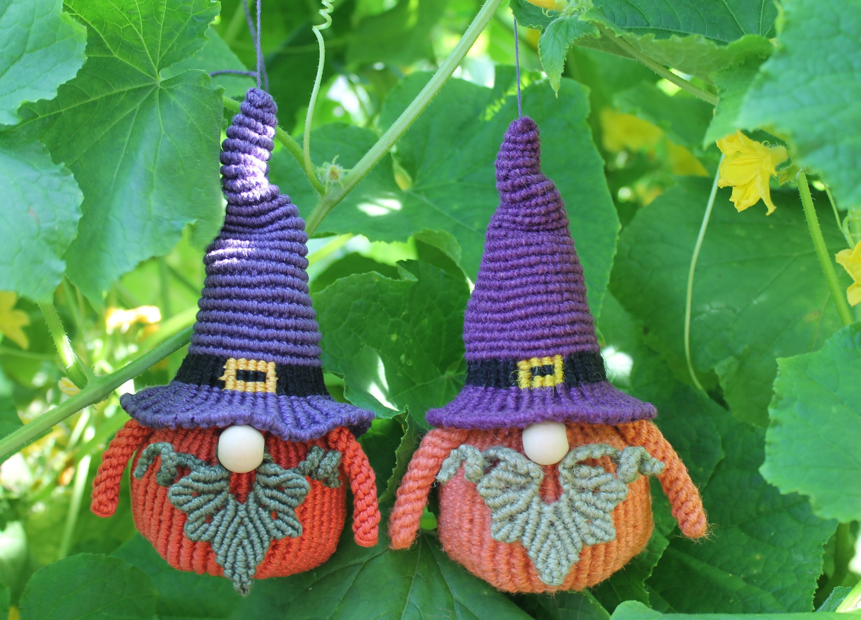 Macrame Halloween Gnome/ Macrame Toy/macrame Pattern Pdf/ Volume ...