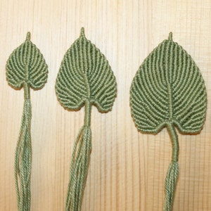 Leaf Macrame Pattern: Modern DIY Decor (PDF) - Etsy