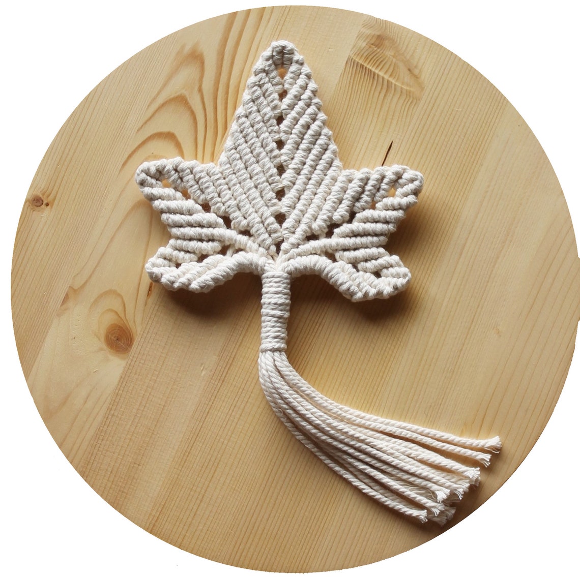 Grape Leaf Macrame/ Modern Macrame/macrame Decor/ Macrame - Etsy