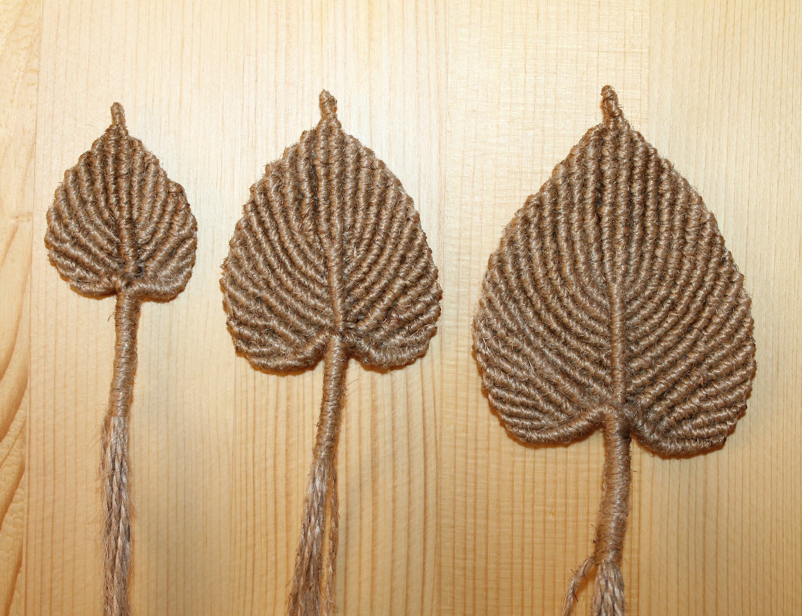 Leaf Macrame Pattern: Modern DIY Decor (PDF) - Etsy