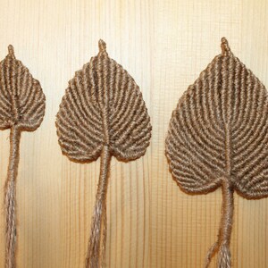 Leaf Macrame Pattern: Modern DIY Decor (PDF) - Etsy