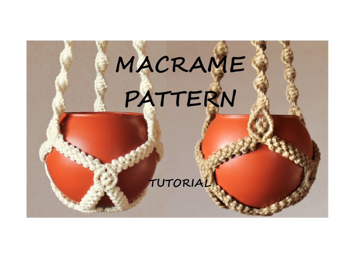 Macrame Aztec Sun Plant Hanger Without Tassel Macrame Plant - Etsy