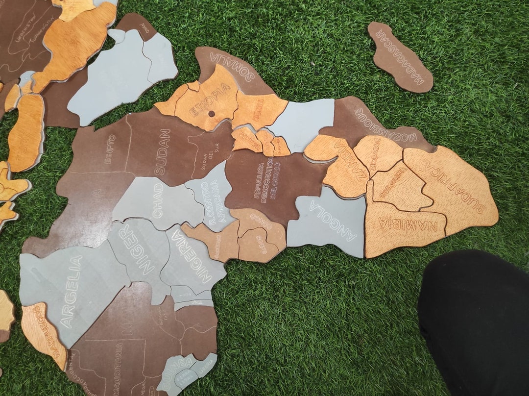 Handmade World Map - Etsy