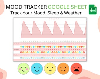 Daily Emotion Chart - Etsy