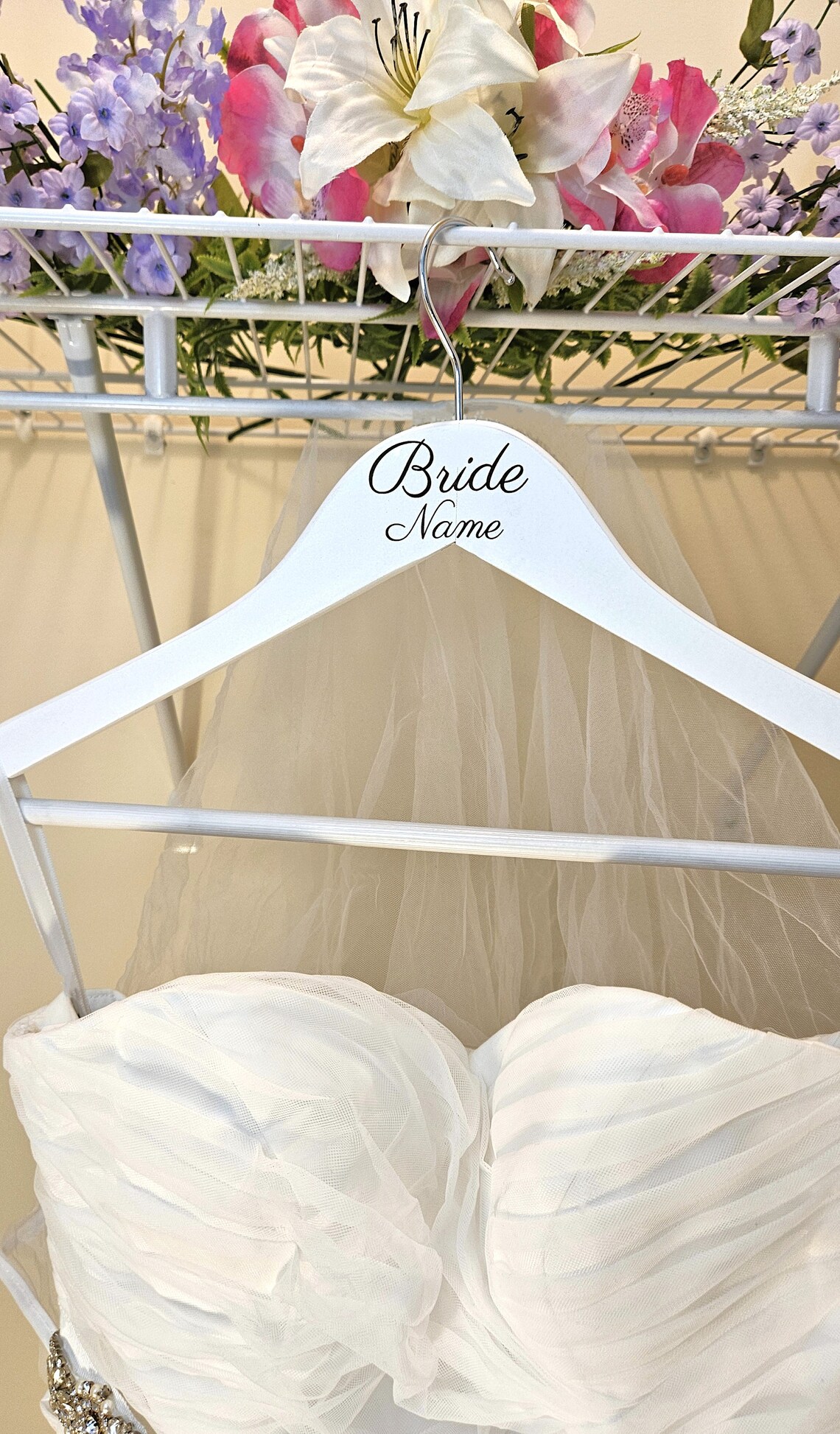 Customized Wedding Day Hangers for the Bridal Party - Etsy